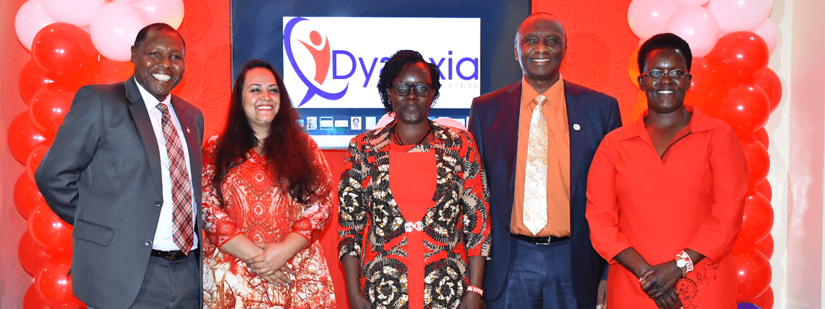 MKU join hands at the "light red for dyslexia" Event - Mount Kenya University