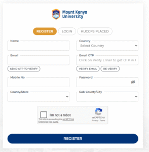 Admission Applications - Mount Kenya University