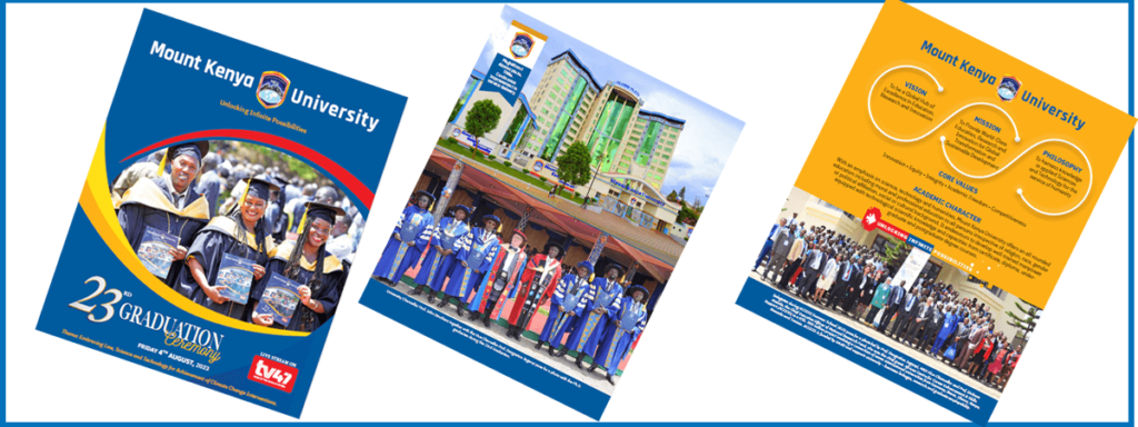 23rd Graduation Booklet - Mount Kenya University